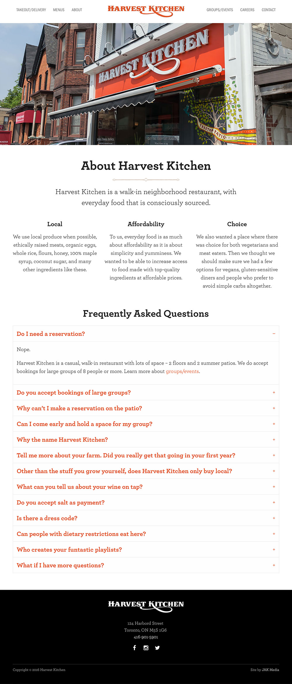 Harvest Kitchen | JAK Media